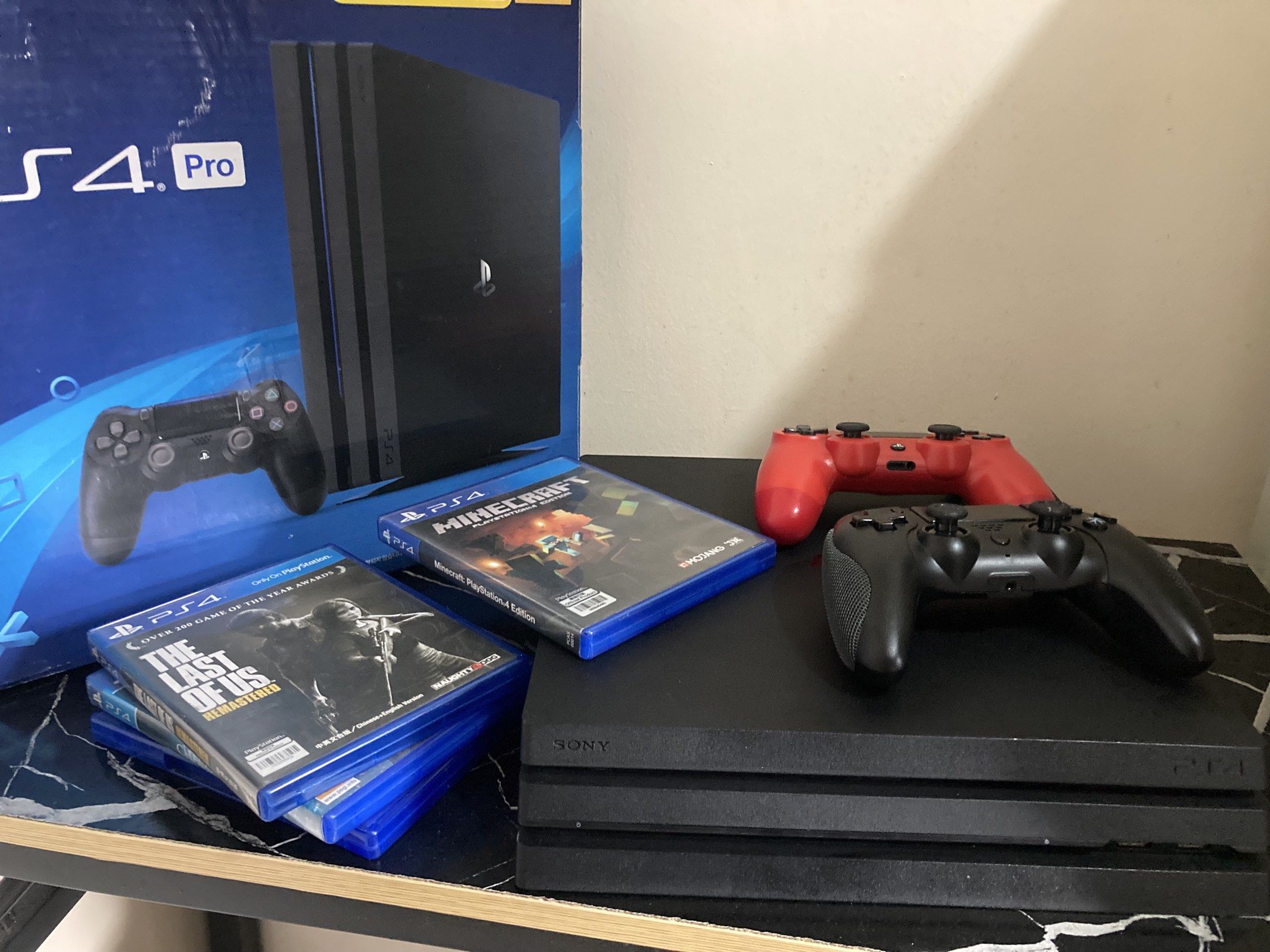 PS4 PRO 1TB With PS PLUS DELUXE, Video Gaming, Video Game Consoles ...