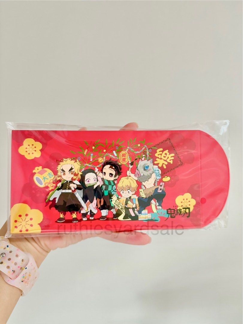 🧧READY STOCK🧧 CNY Anime Kimetsu One Piece Sanrio Red Packets Angbao ...