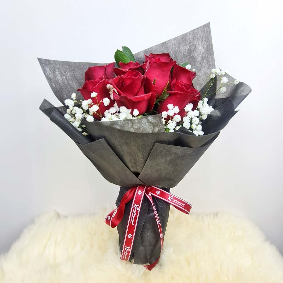 🌹Premium Kenya Roses | Red Flower Bouquet, Hobbies & Toys, Flowers ...