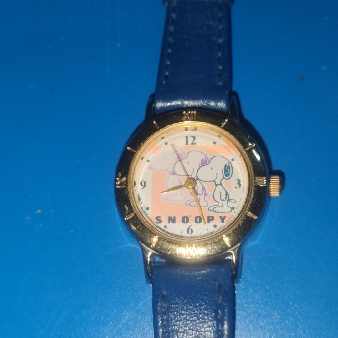 Snoopy Watch with Blue Strap, Women's Fashion, Watches & Accessories ...