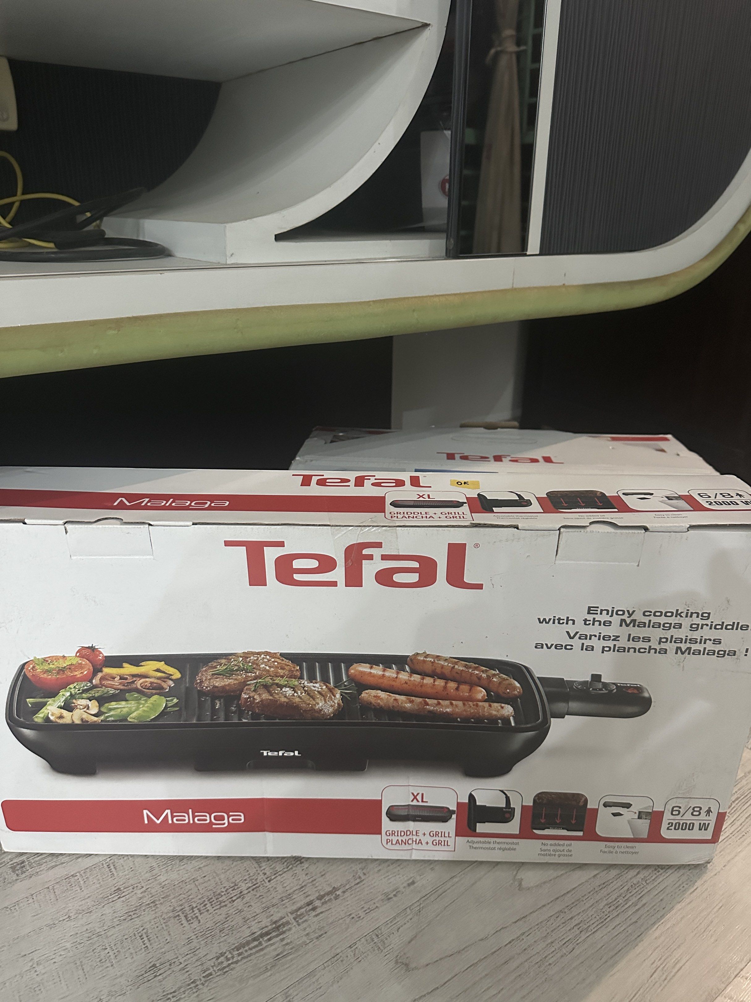 Tefal Malaga XL Electric Griddle Grill, TV & Home Appliances, Kitchen ...