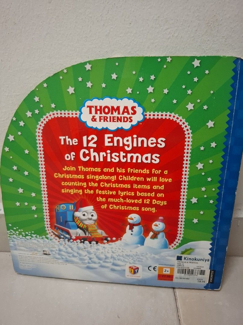 Thomas & Friends: The 12 Engines of Christmas Book, Hobbies & Toys ...