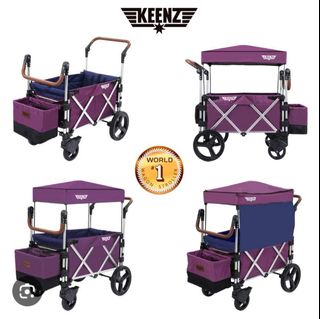 Wonderfold Wagon - Blue and Yellow, Babies & Kids, Going Out, Strollers ...