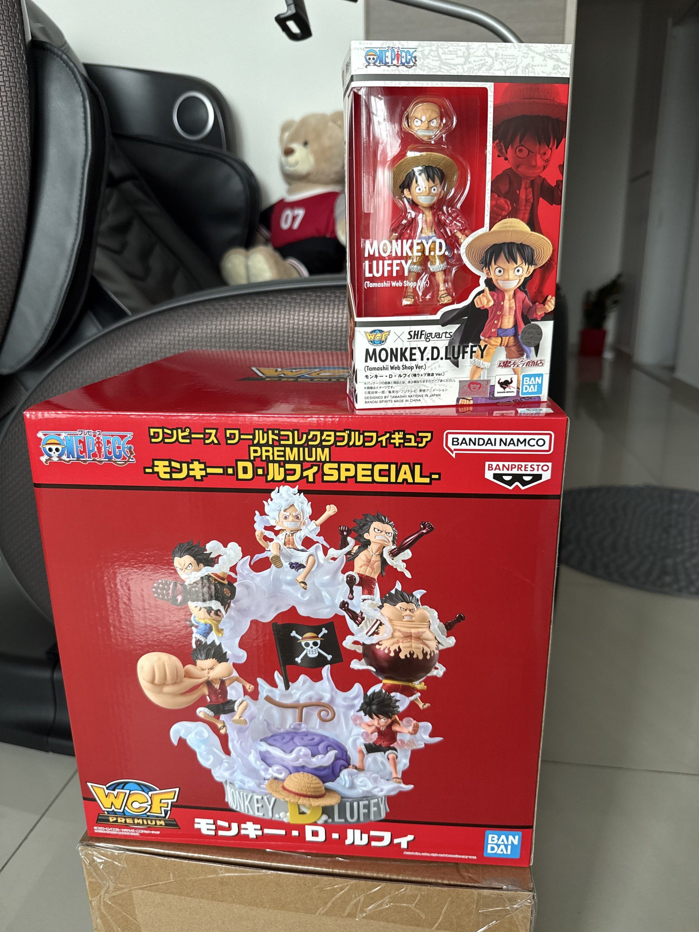 WCF Premium One Piece Monkey D. Luffy all forms, Hobbies & Toys, Toys ...