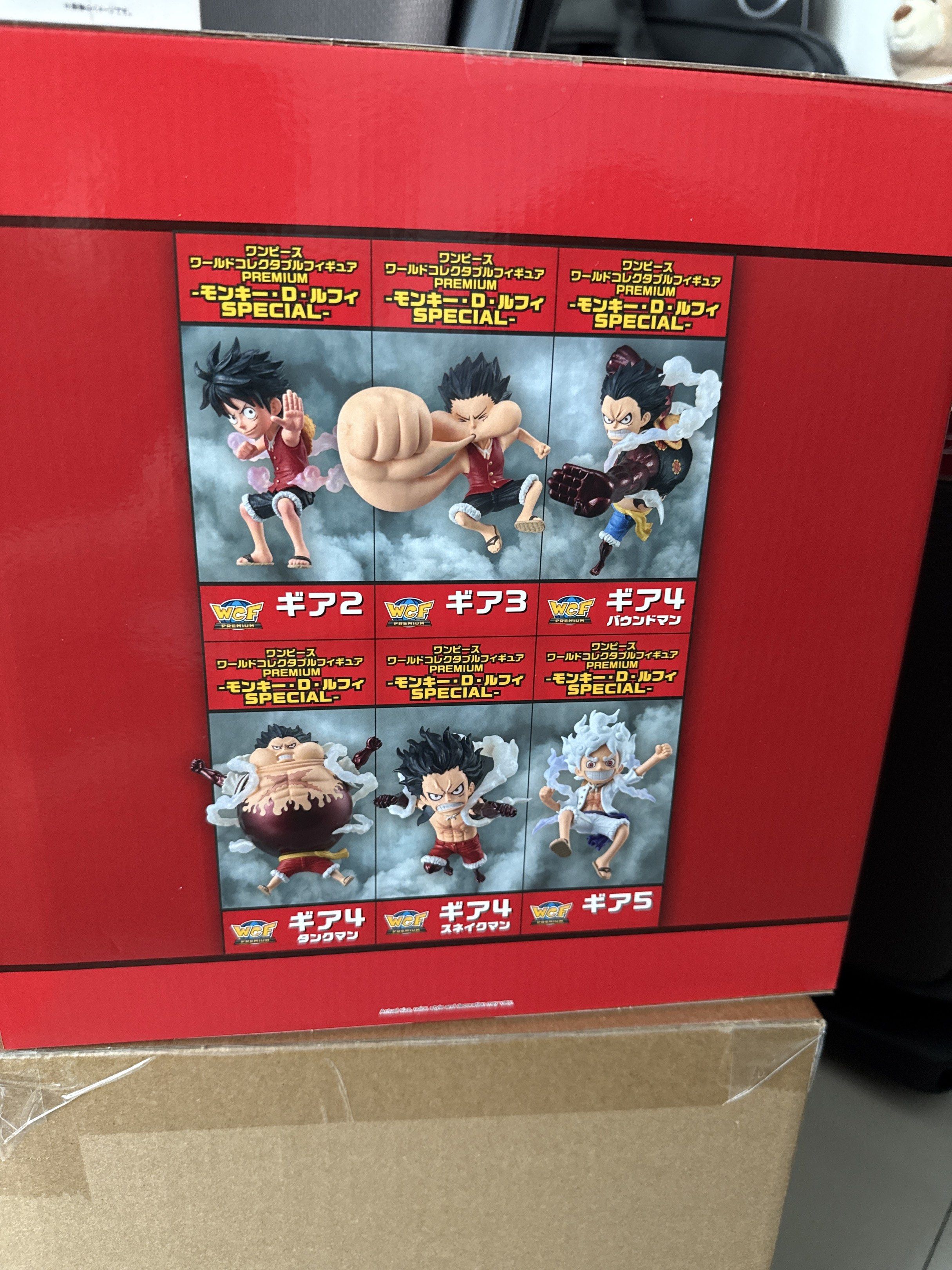 WCF Premium One Piece Monkey D. Luffy all forms, Hobbies & Toys, Toys ...