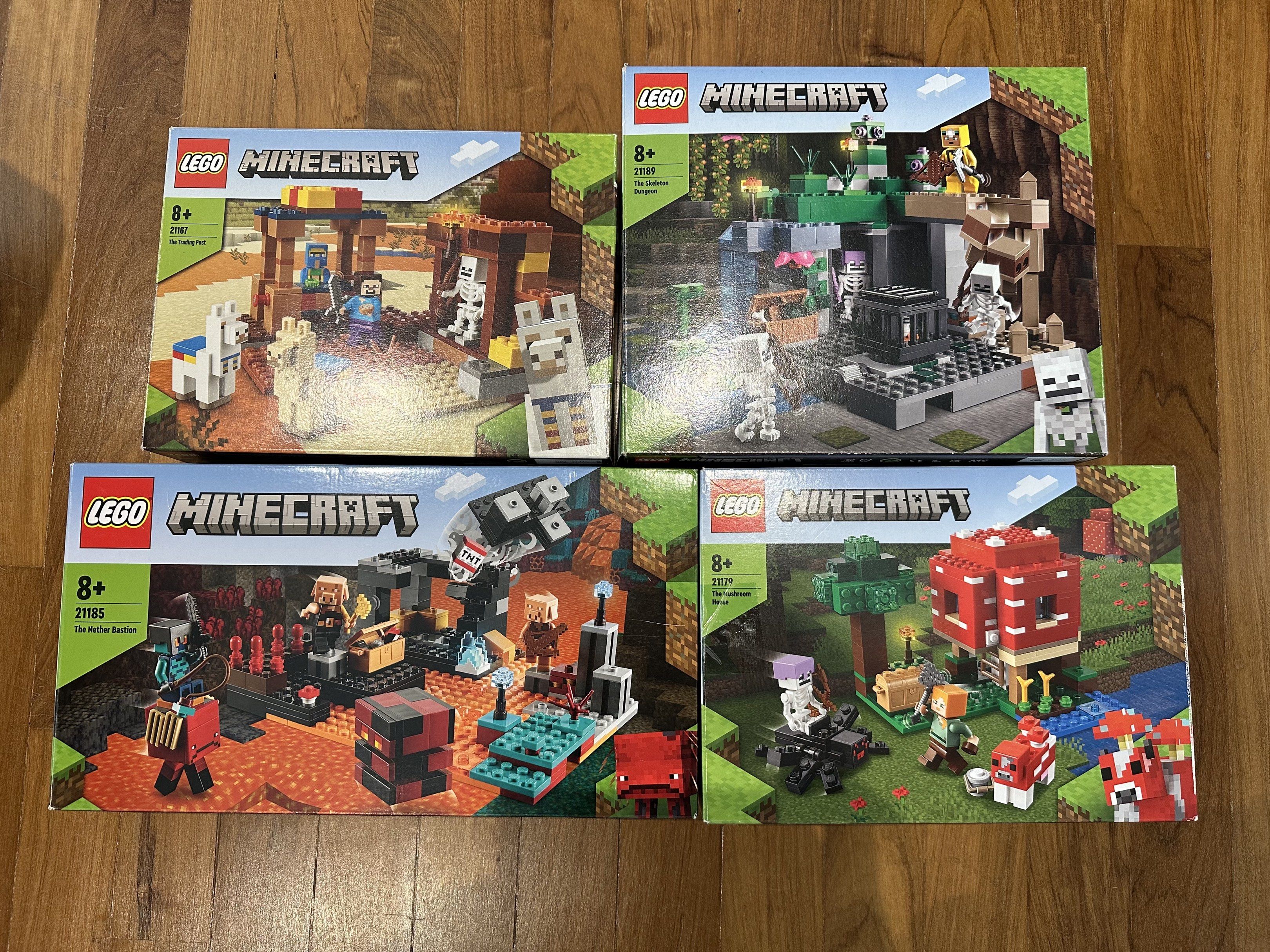 4 x LEGO Minecraft Sets (Read Body), Hobbies & Toys, Toys & Games on ...