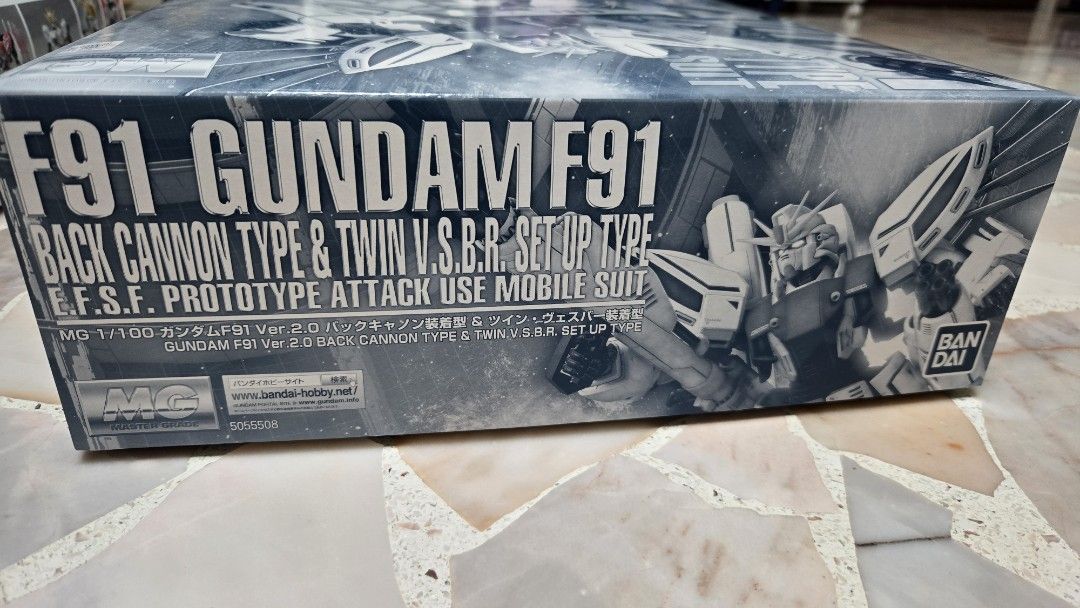 Bandai MG 1/100 F91 Gundam Back Cannon, Hobbies & Toys, Toys & Games on ...