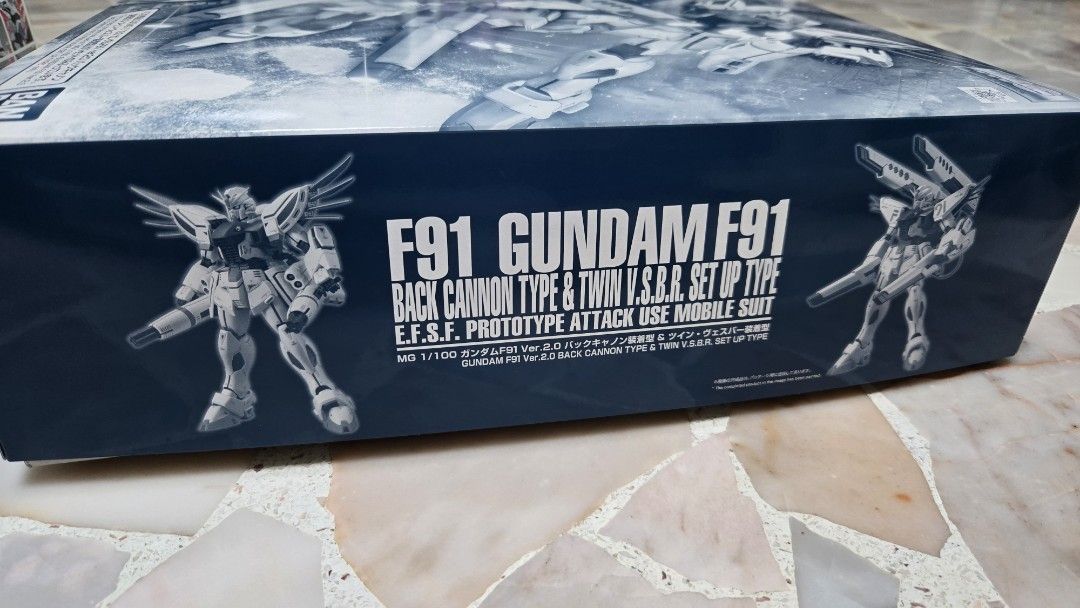 Bandai MG 1/100 F91 Gundam Back Cannon, Hobbies & Toys, Toys & Games on ...
