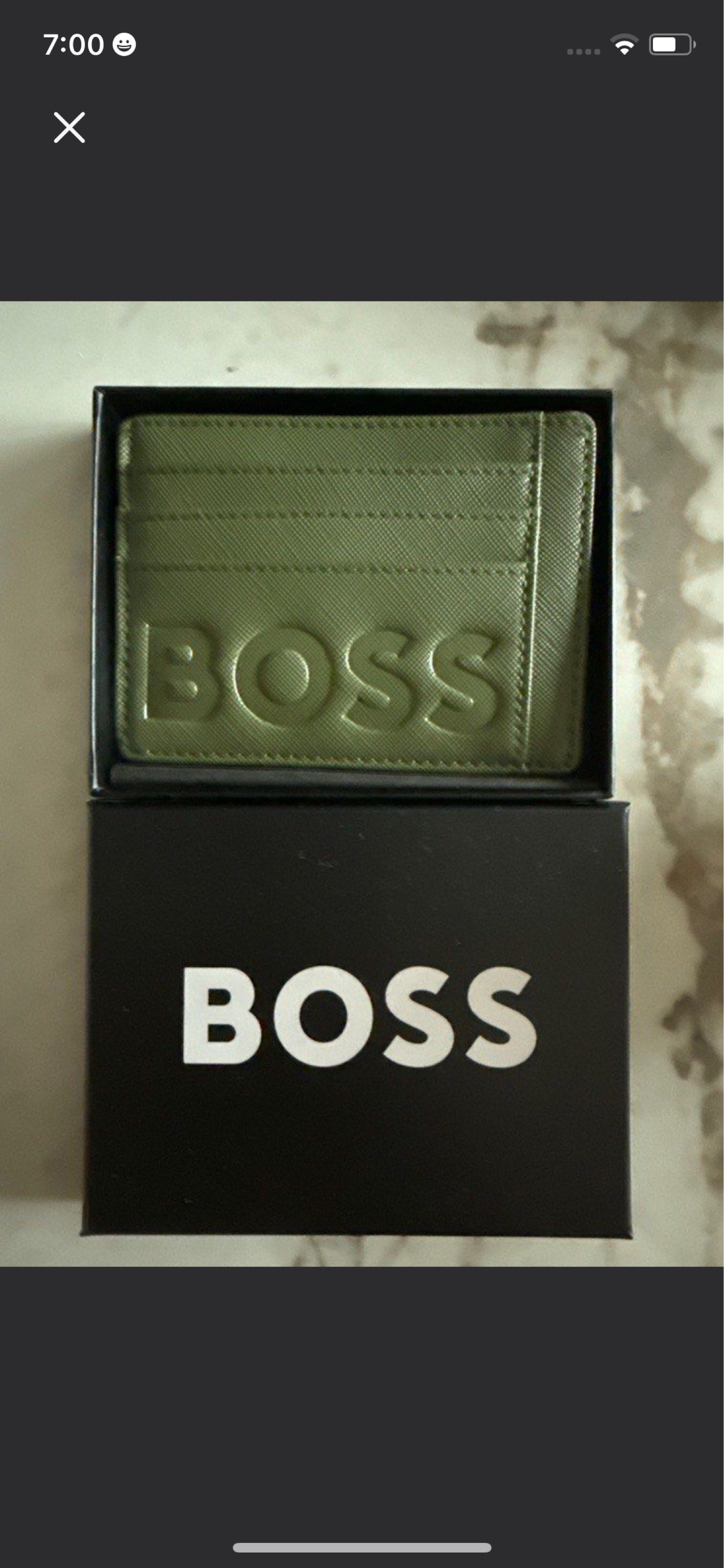 BOSS Cardholder - Green, Men's Fashion, Watches & Accessories, Wallets ...