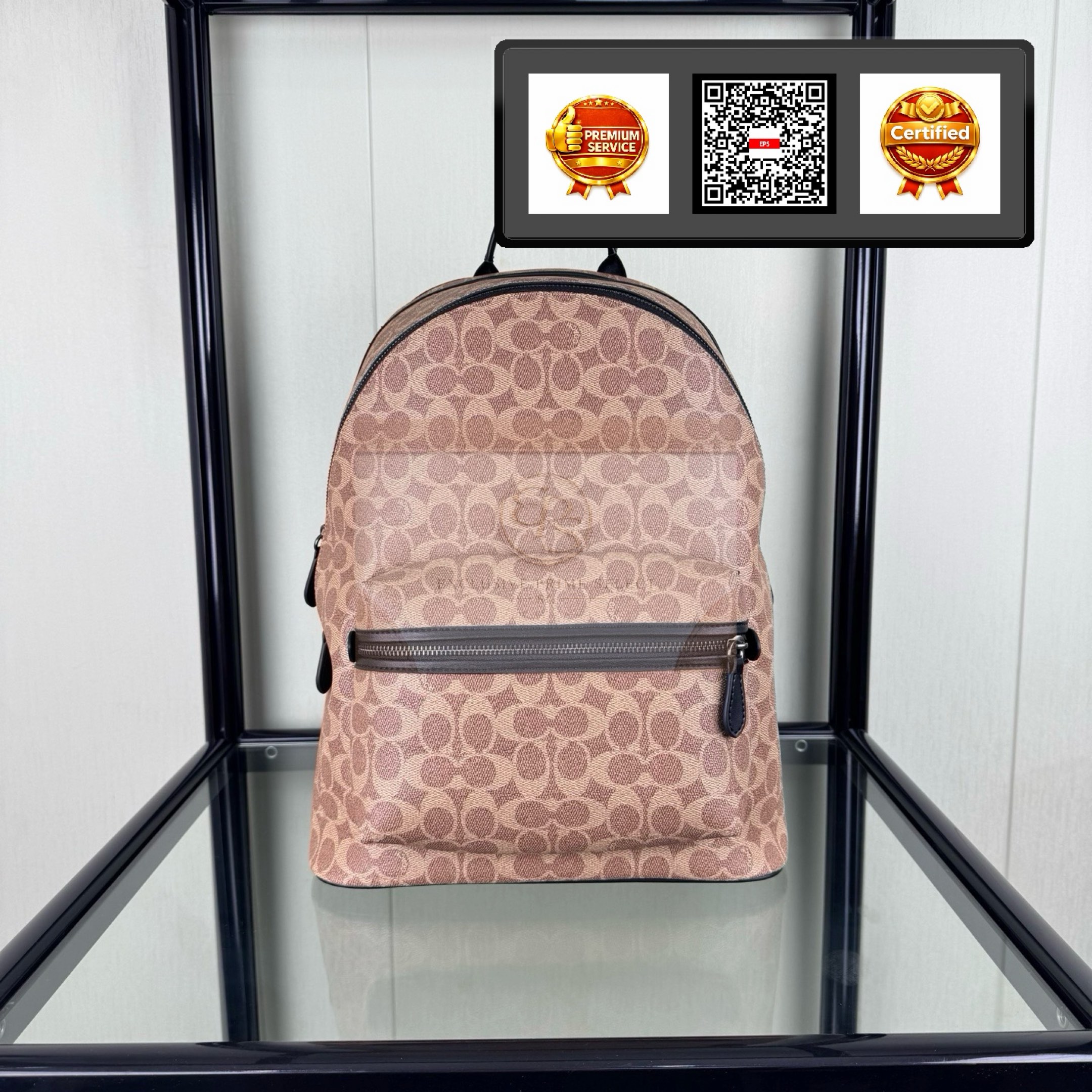 Coach Charter Backpack In Signature Canvas / Messenger / Tote / Pouch ...