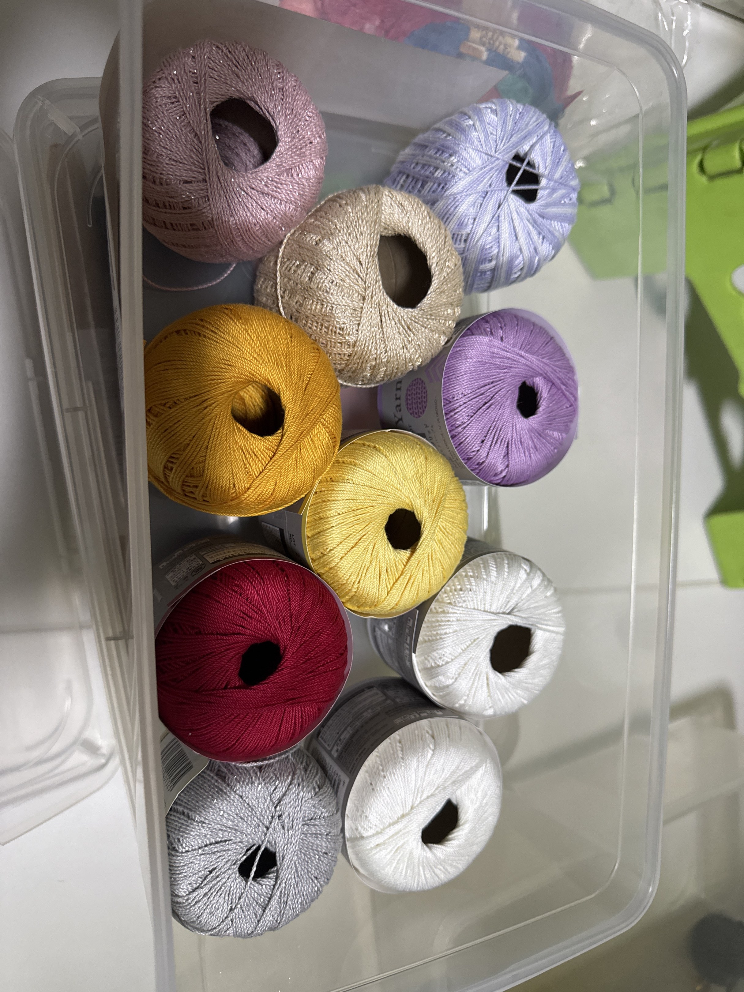Daiso Crochet Lace Yarn, Hobbies & Toys, Stationery & Craft, Craft ...