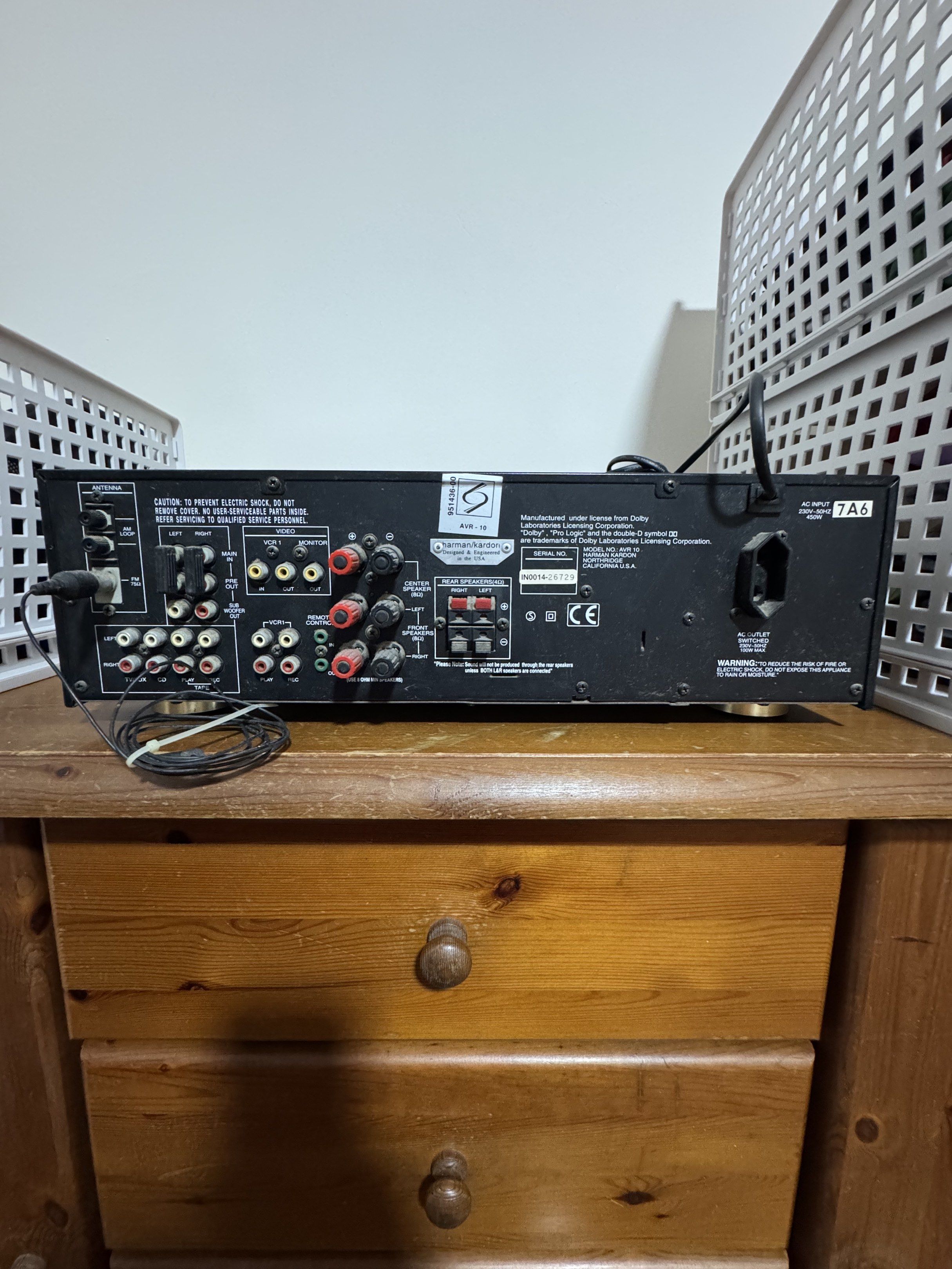 Harman Kardon AVR 10, Audio, Soundbars, Speakers & Amplifiers on Carousell