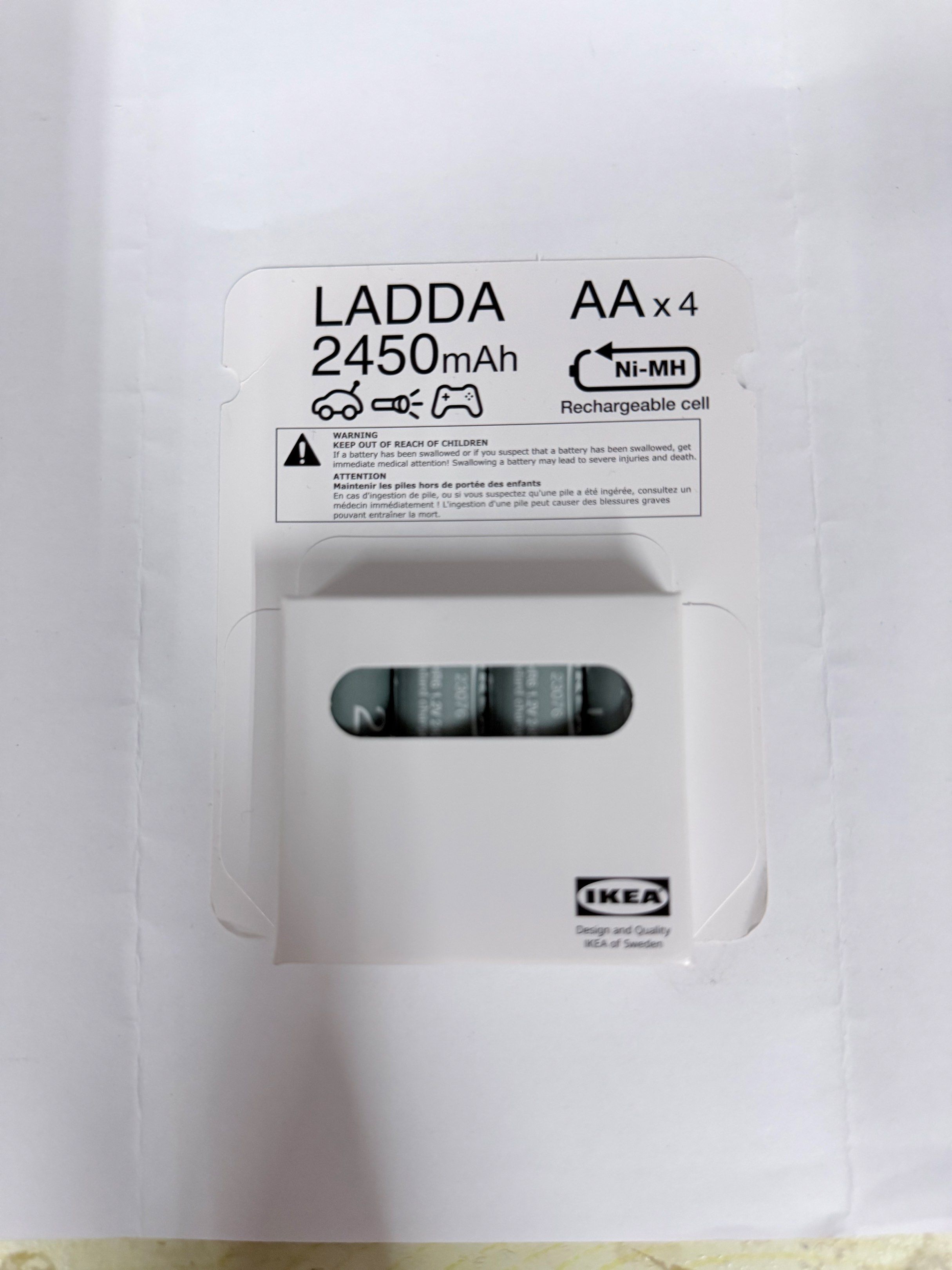 IKEA Ladda AA Rechargeable Batteries (4-pack), Photography, Photography ...