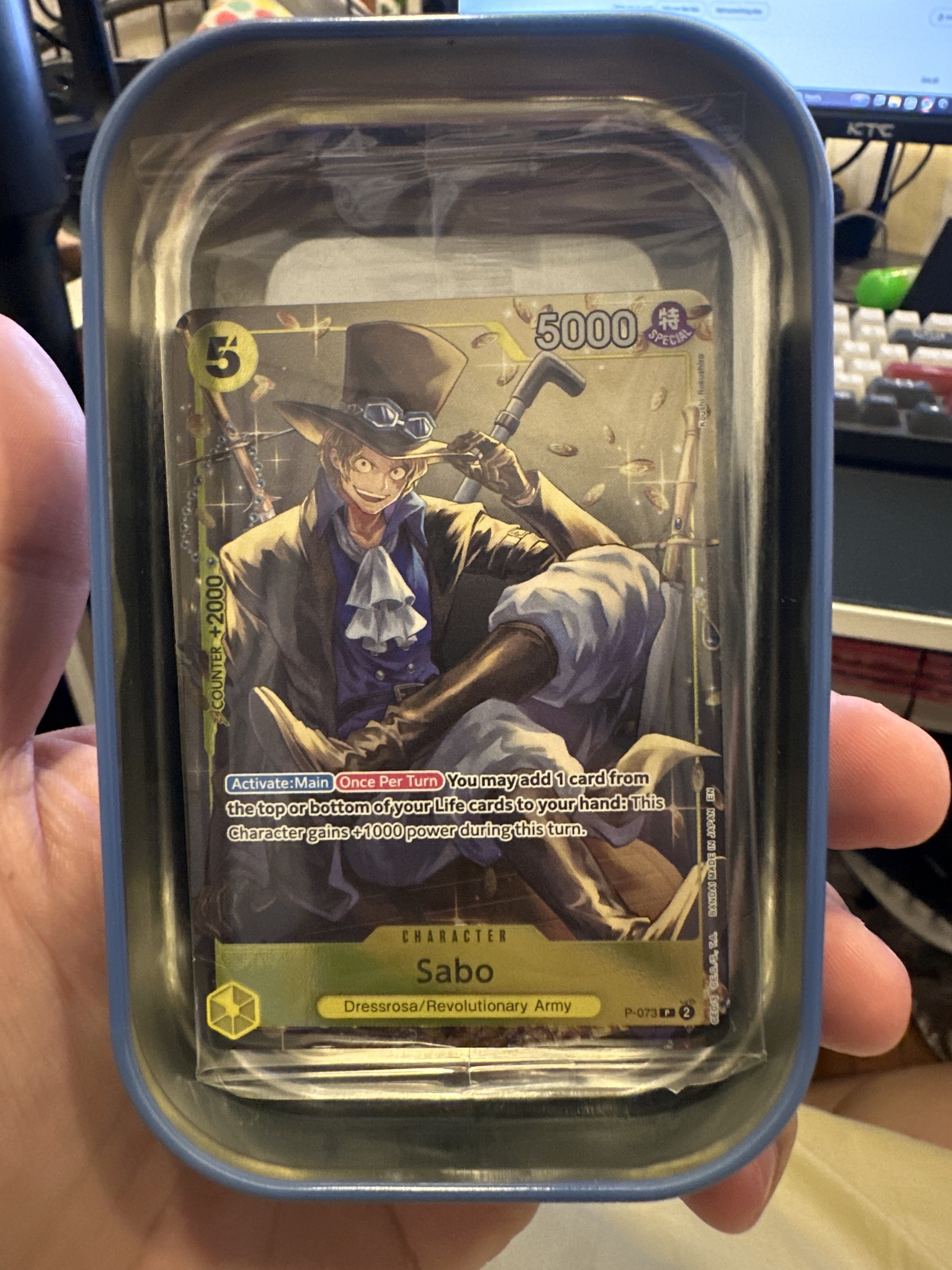 One Piece Card Game - Sabo promo card (ENGLISH), Hobbies & Toys, Toys ...