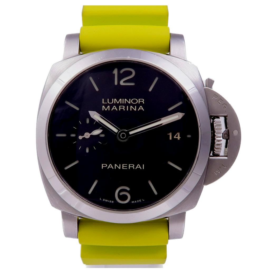 PANERAI Luminor PAM00392 Automatic Watch Stainless Steel Rubber Black ...