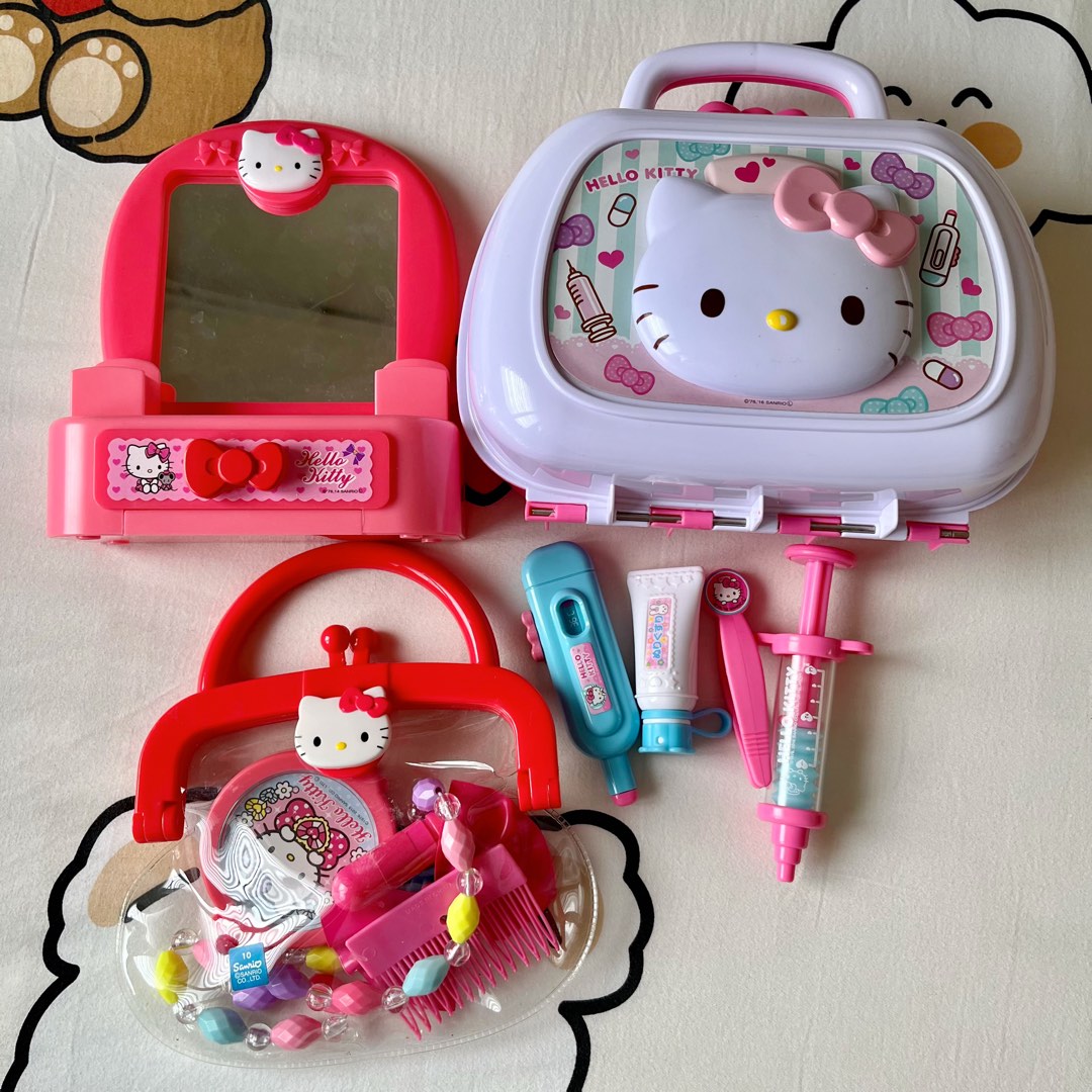 Sanrio Hello Kitty Bag Doctor Box Dressing Table Make Up Play Set ...