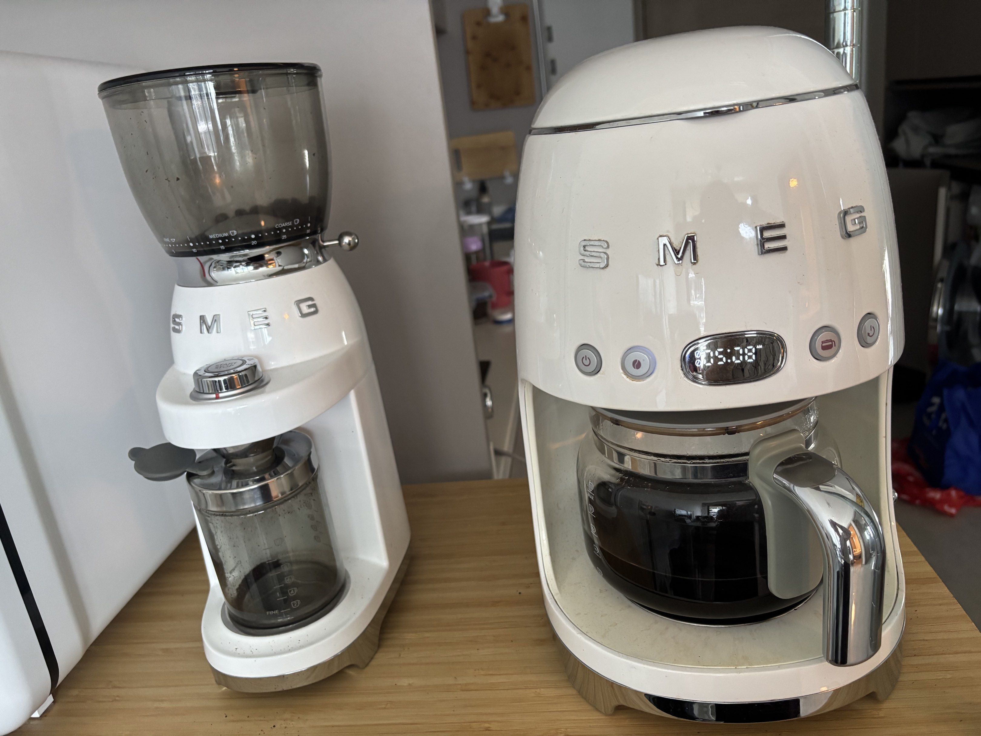 Smeg Drip Coffee Machine - Cream, TV & Home Appliances, Kitchen ...