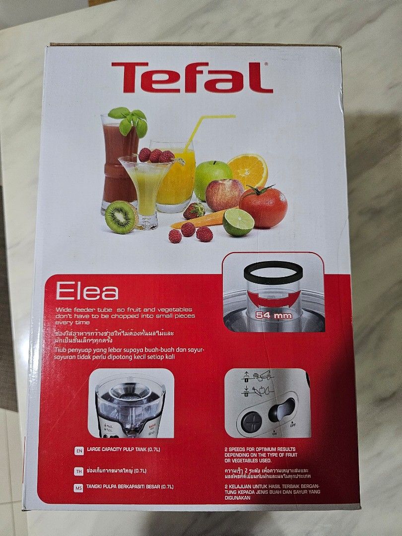 Tefal Elea Juice Extractor - Brand New, TV & Home Appliances, Kitchen ...