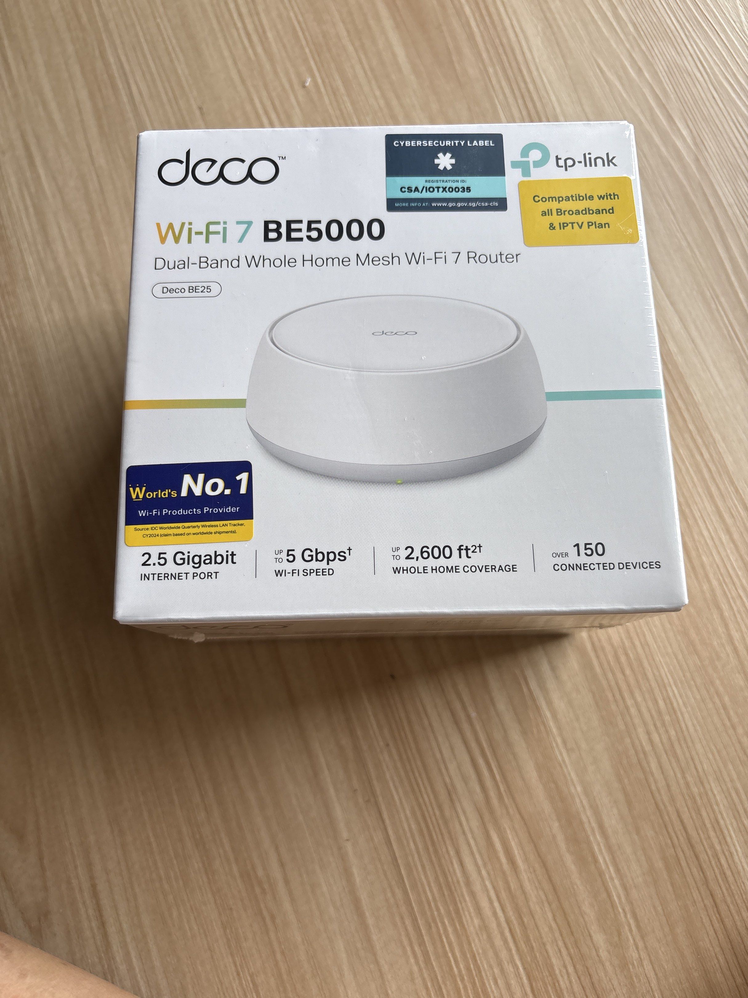 TP-Link Deco BE5000 Wi-Fi 7 Router, Computers & Tech, Parts ...