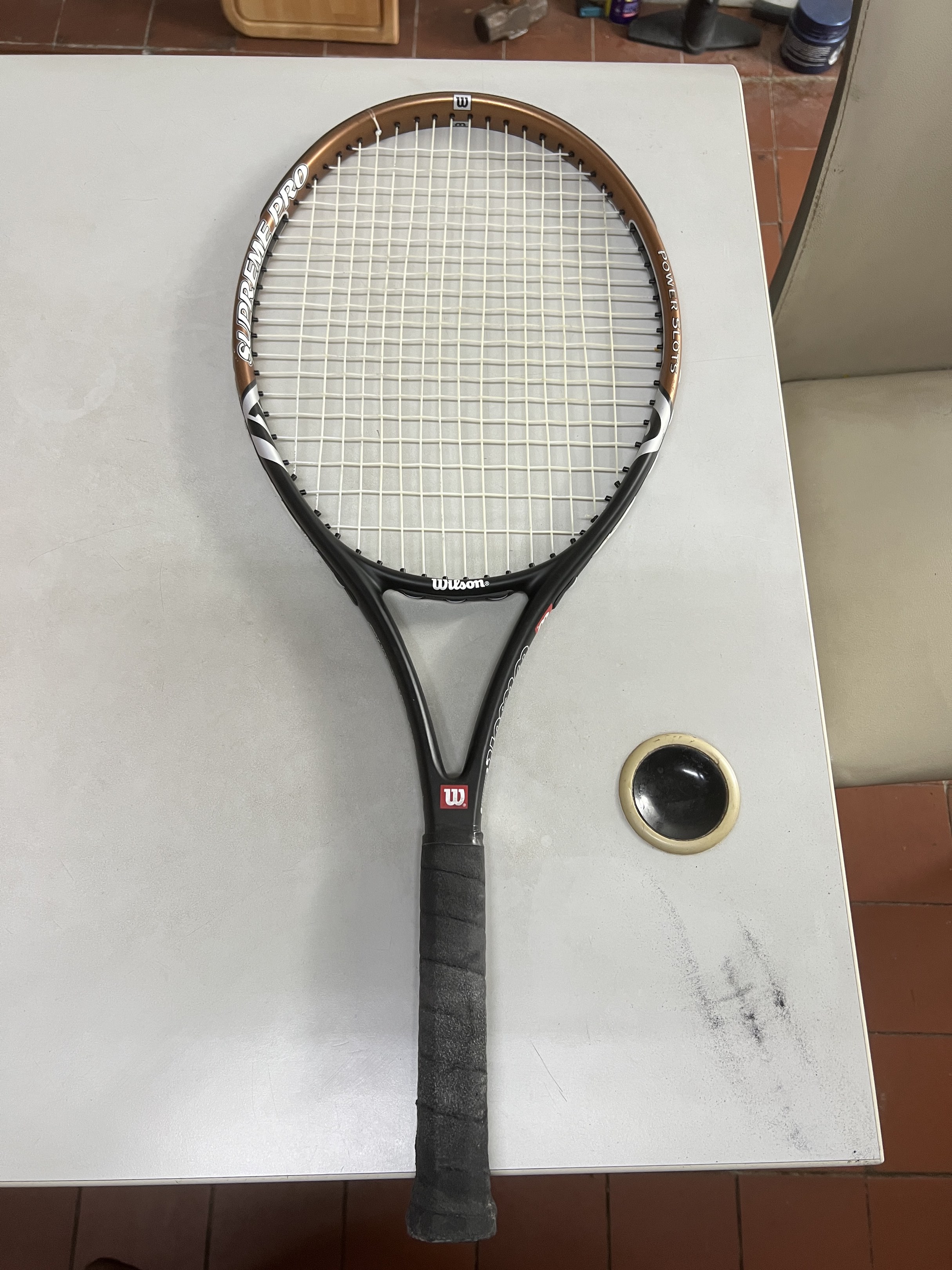 Wilson Supreme Pro Tennis Racket, Sports Equipment, Sports & Games ...