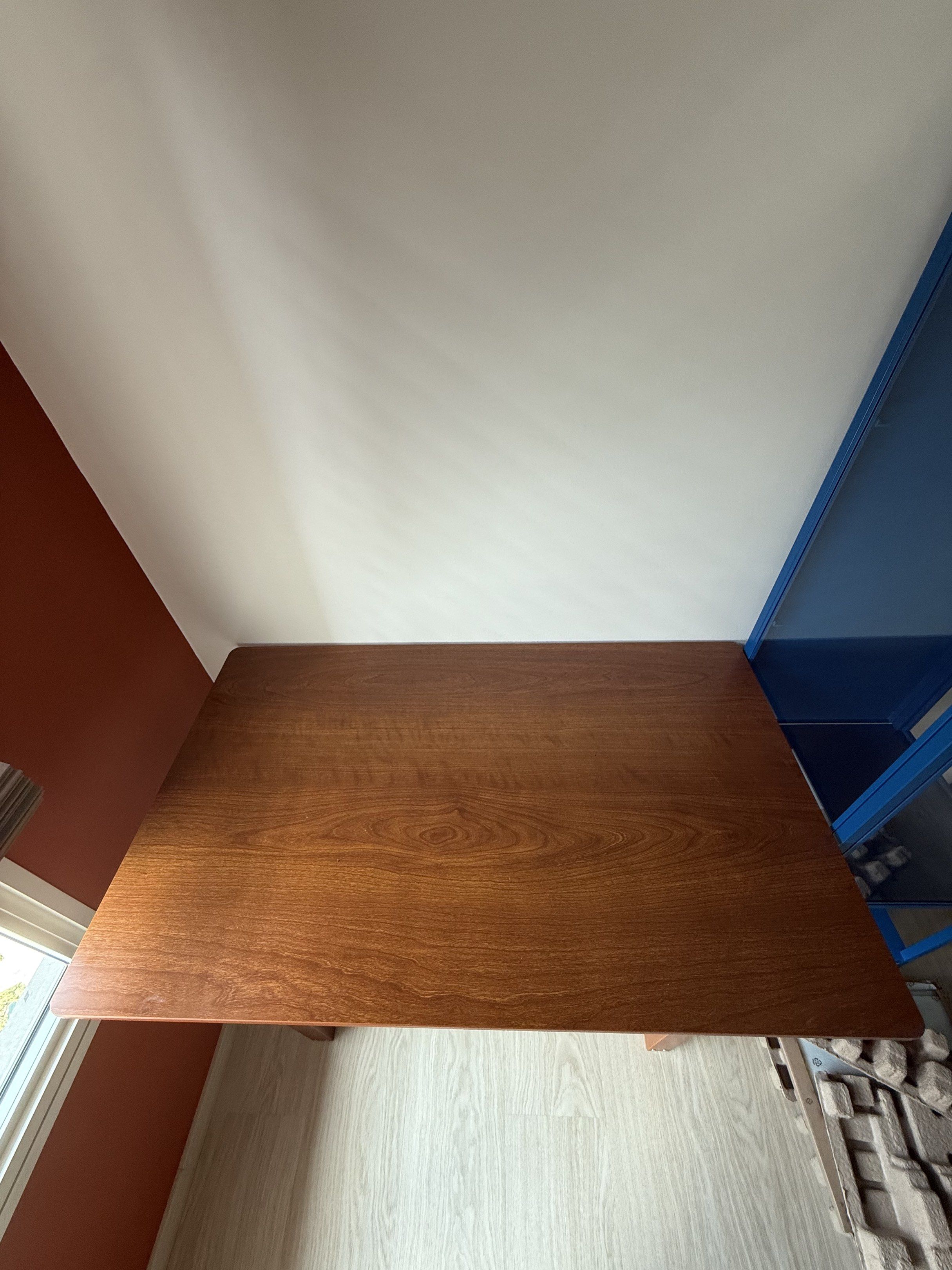 Wooden Walnut Study Desk, Furniture & Home Living, Furniture, Tables ...