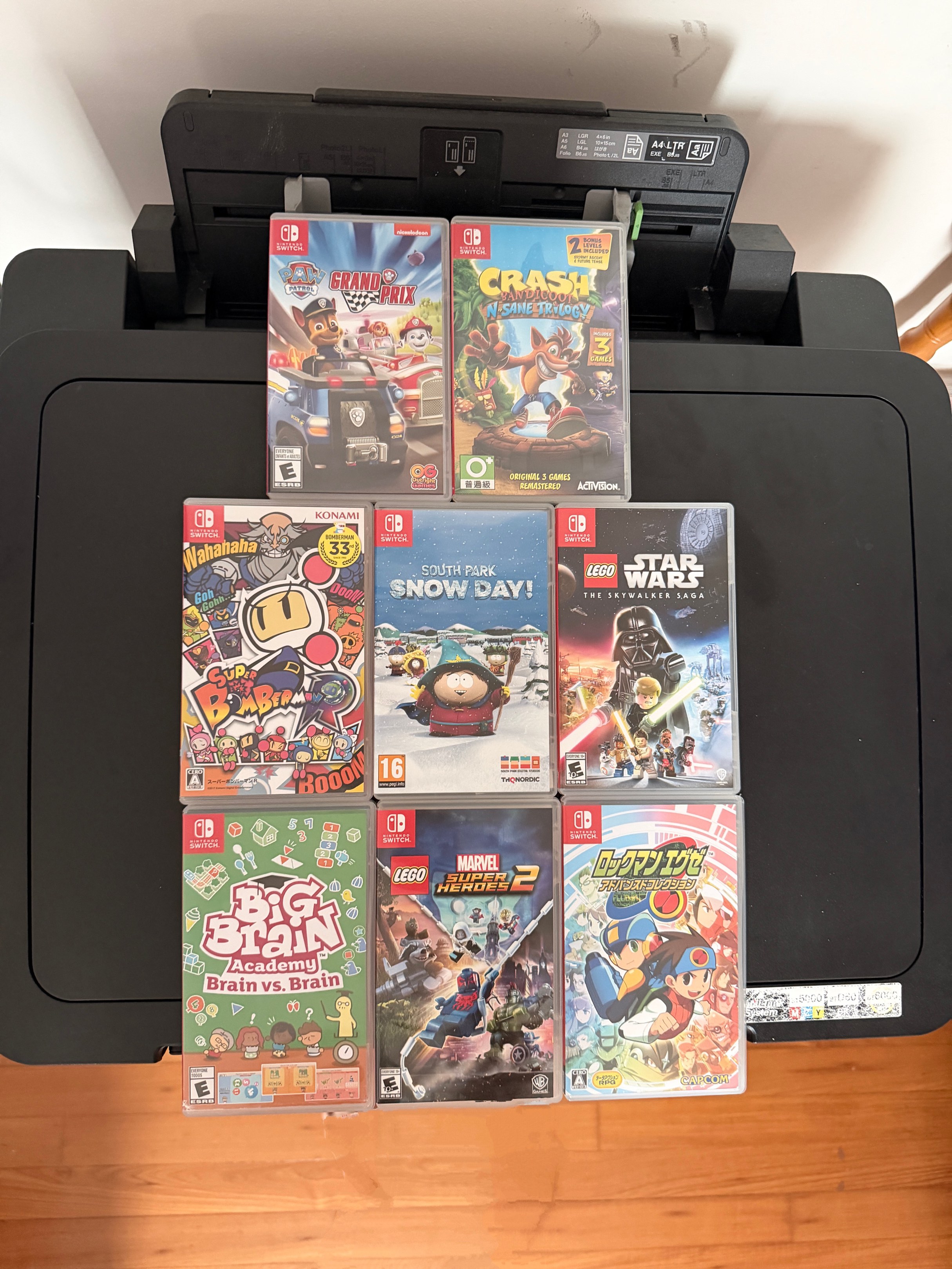 ($29 each) Nintendo Switch game Grand Prix / Crash n sane trilogy ...