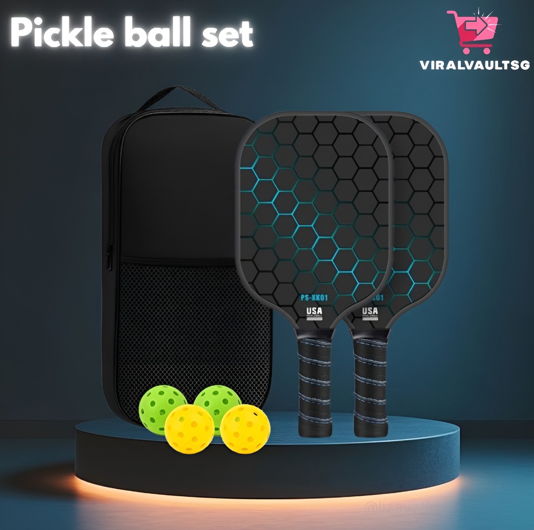 🔥4 Balls Included🔥Pickleball Paddle Set | USAPA Approved | Lightweight ...