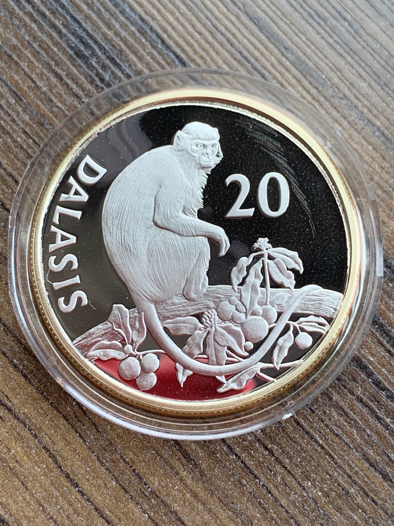 A025 - Gambia 1989 Silver Proof Commemorative Coin, Hobbies & Toys ...