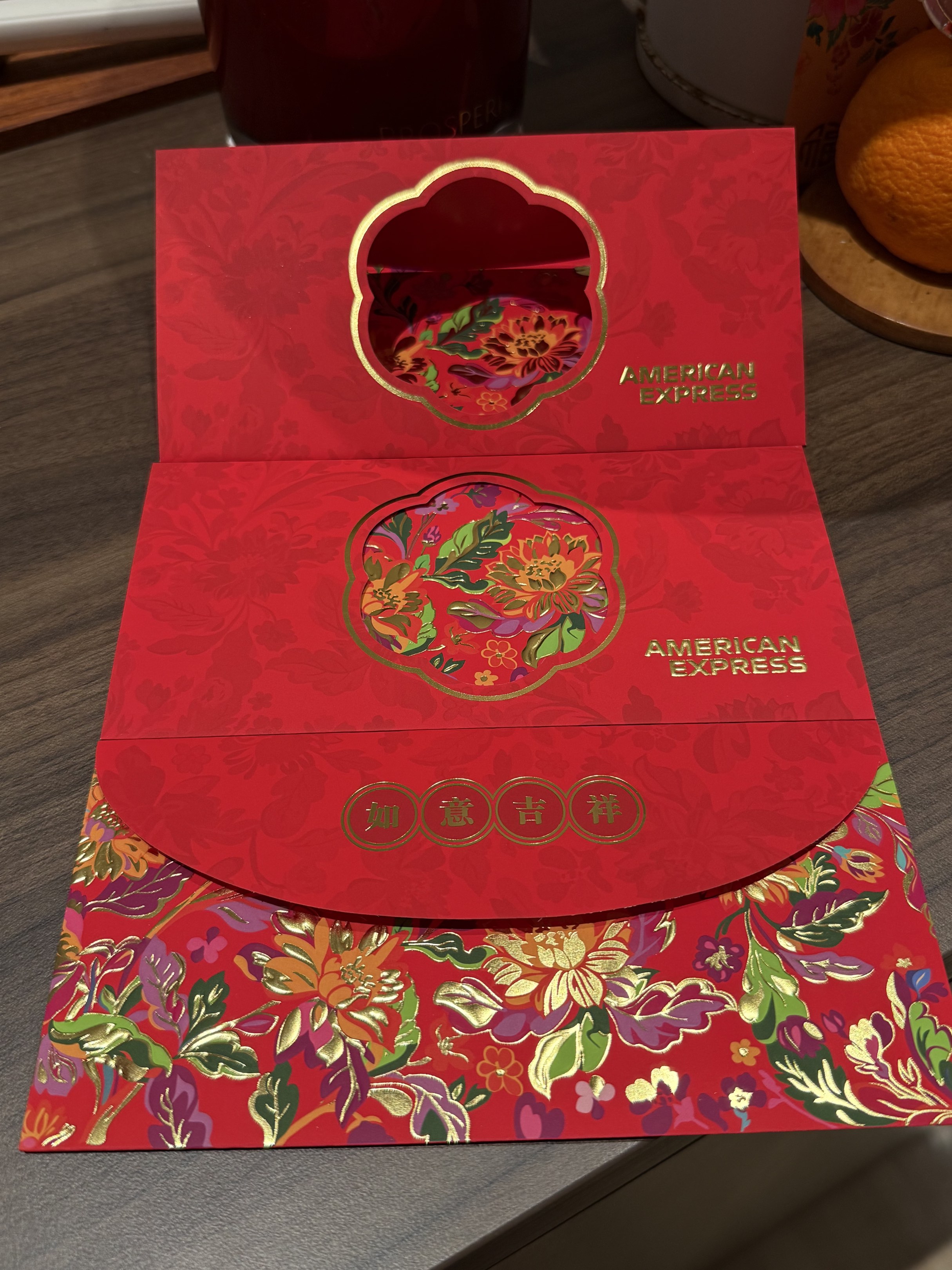 American Express 2026 Trifold Red Packets / Ang Bao, Hobbies & Toys ...