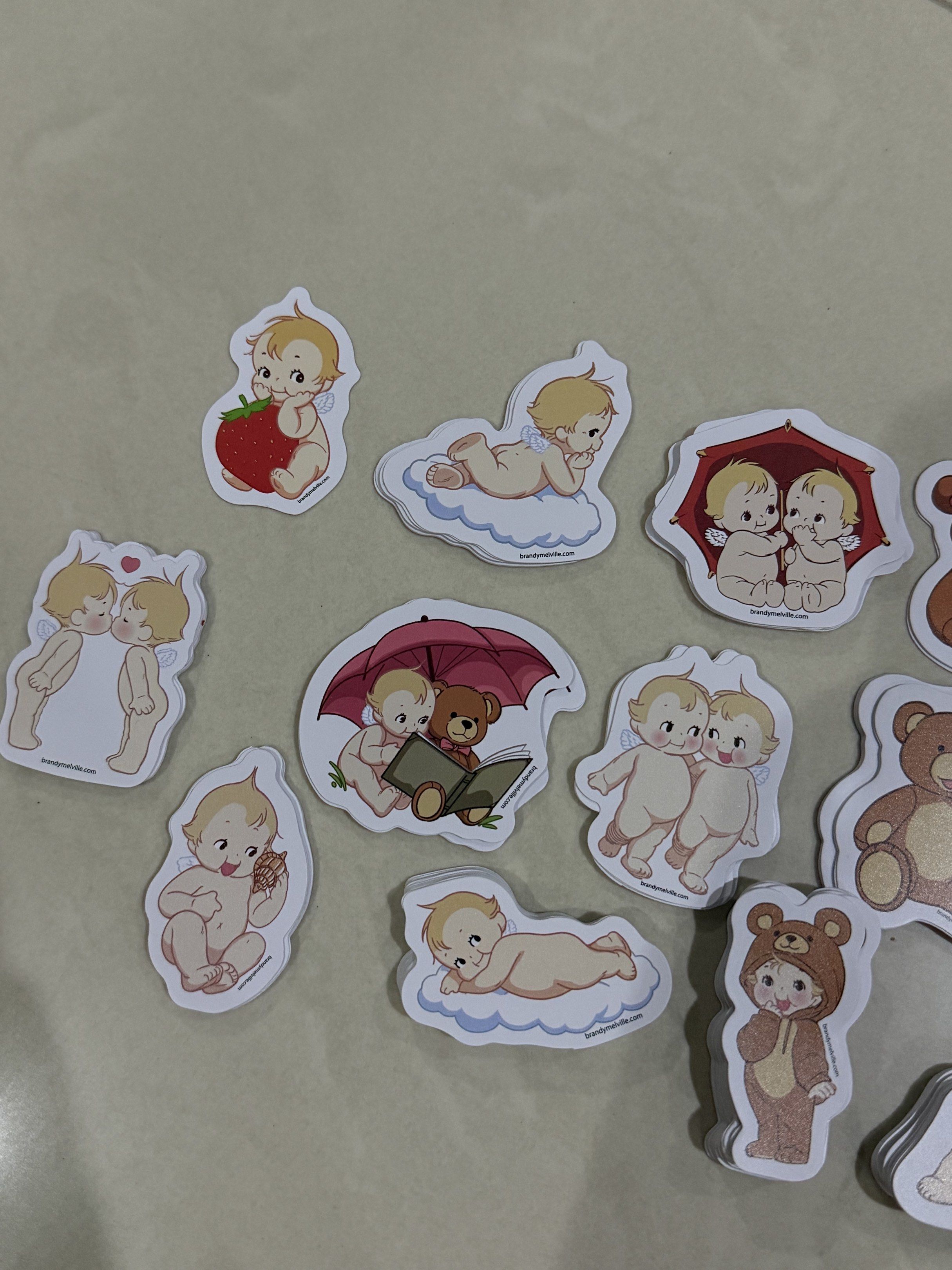 Brandy Melville Stickers, Hobbies & Toys, Art & Prints on Carousell