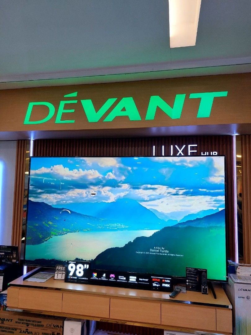 Devant Luxe UHD 98" TV, TV & Home Appliances, TV & Entertainment, TV on ...