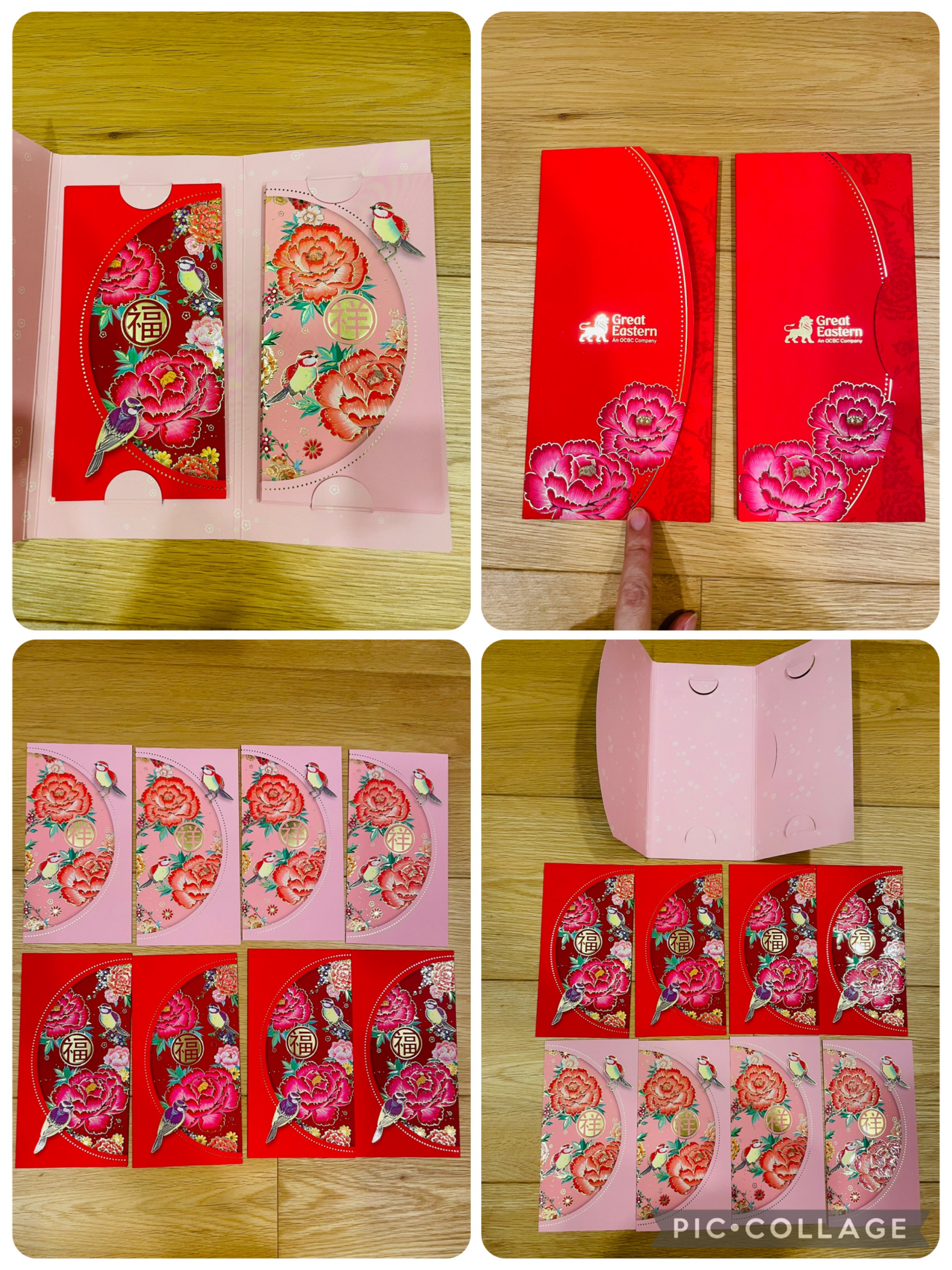Great Eastern 2026 Ang Pao Red Packets Set of 8 pcs, Hobbies & Toys ...