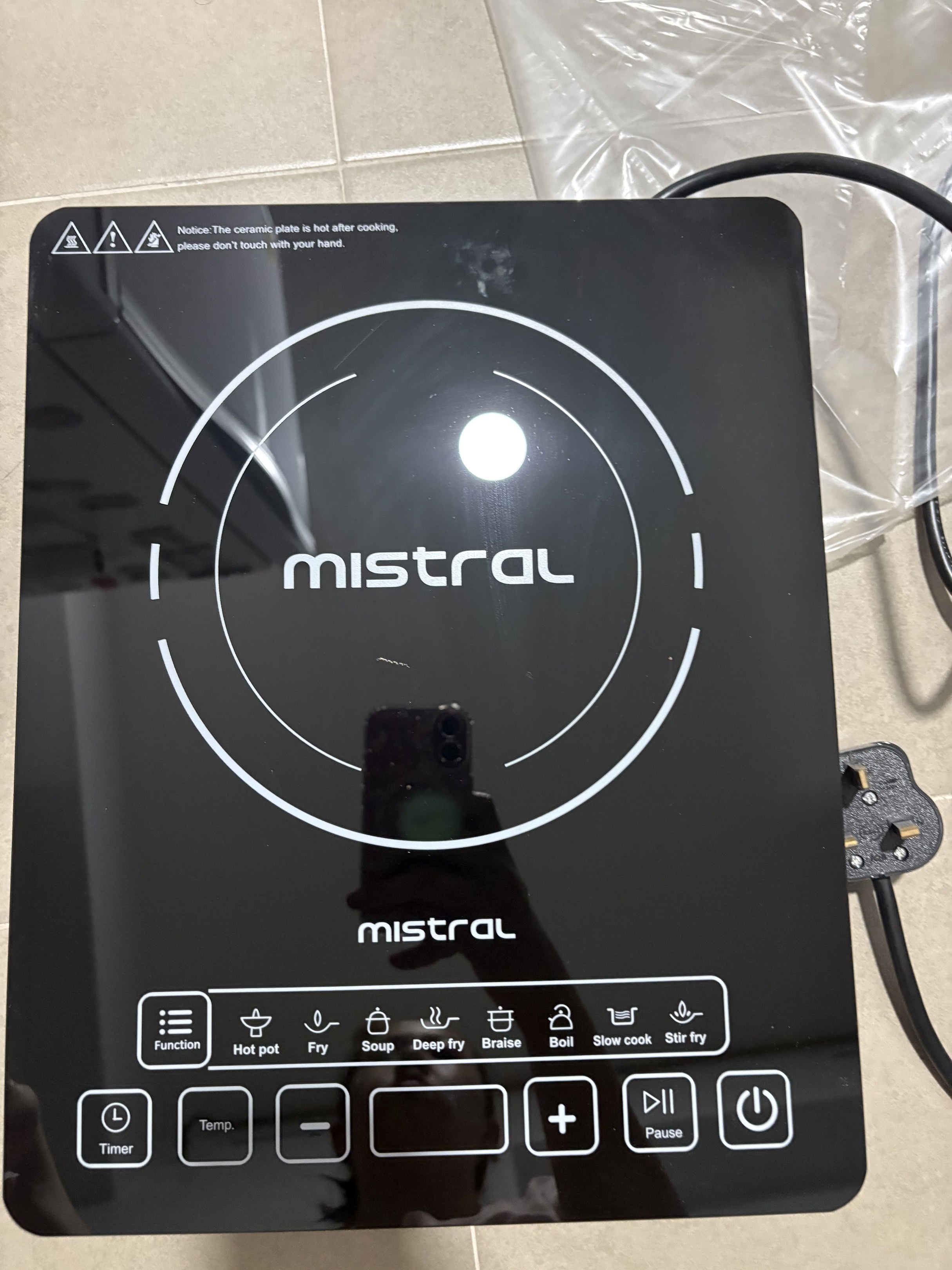 Mistral Induction Cooker, TV & Home Appliances, Kitchen Appliances ...