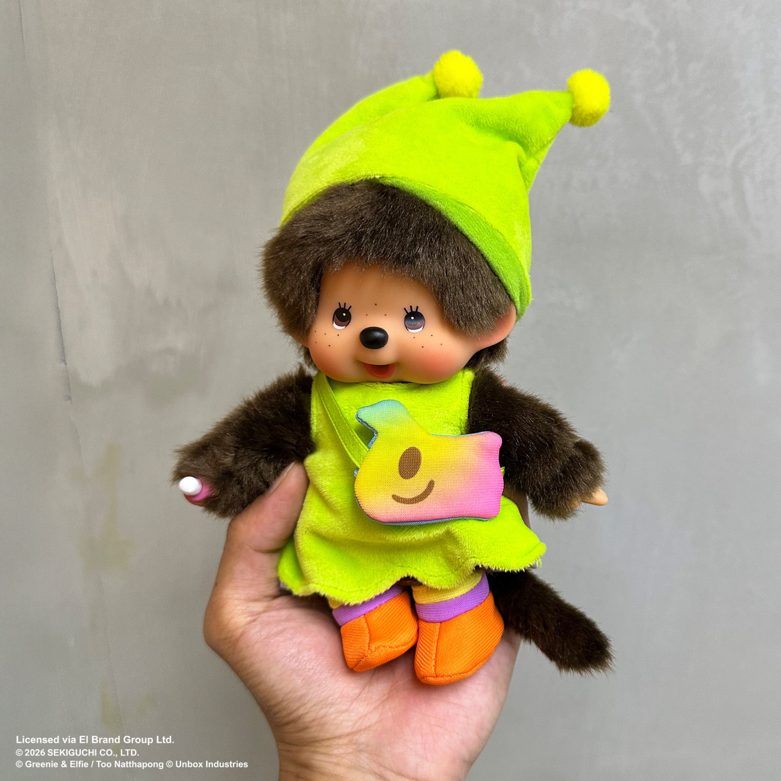 Monchhichi x Greenie, Hobbies & Toys, Toys & Games on Carousell