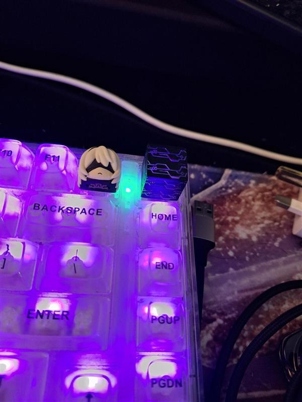 Nier Automata Black Box Key Cap (Handmade), Computers & Tech, Parts ...
