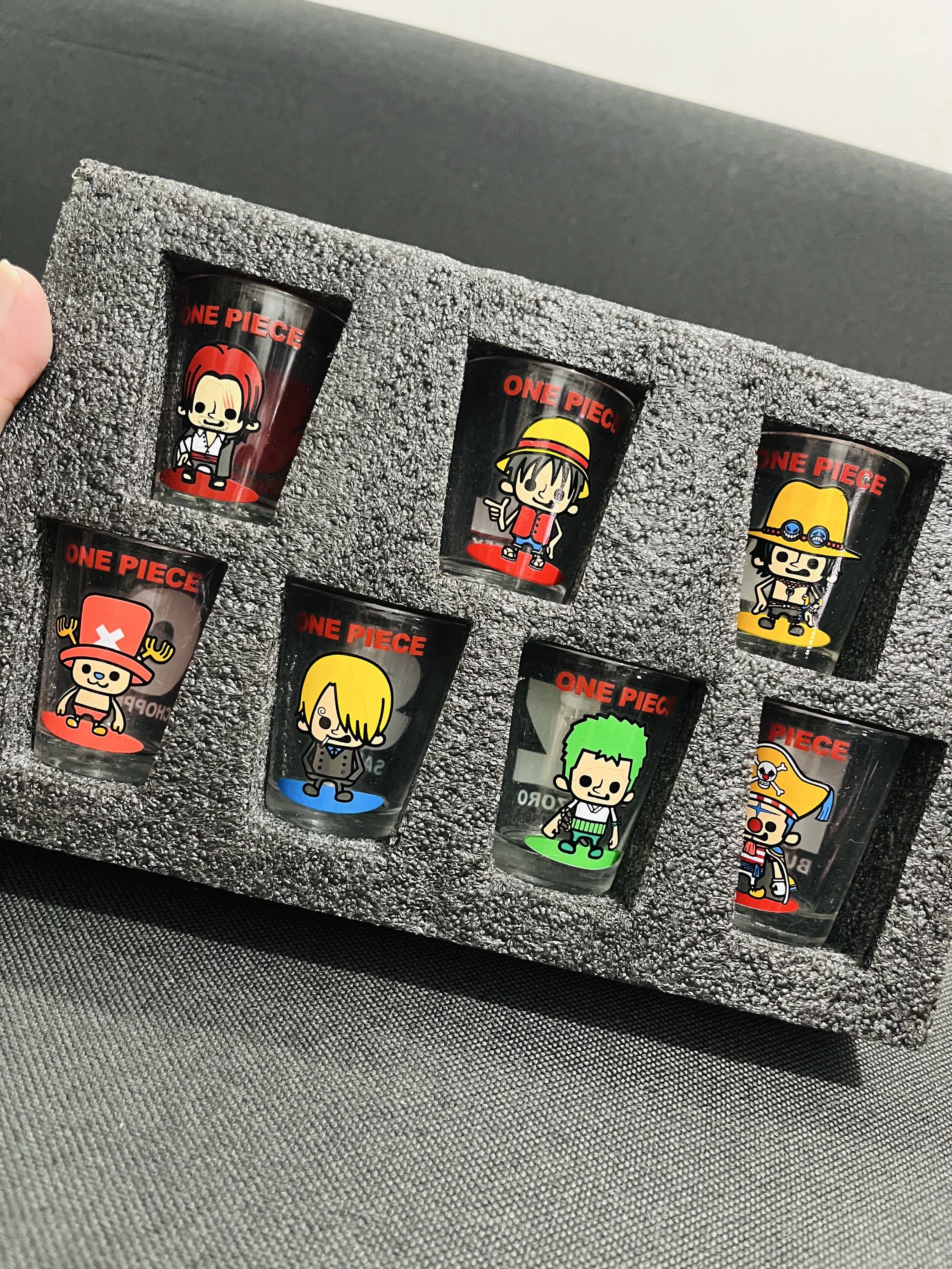 One Piece Shot Glass Set, Hobbies & Toys, Memorabilia & Collectibles ...