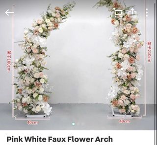 Flower arch wedding For Sale | Artificial Plants & Flowers | Carousell ...