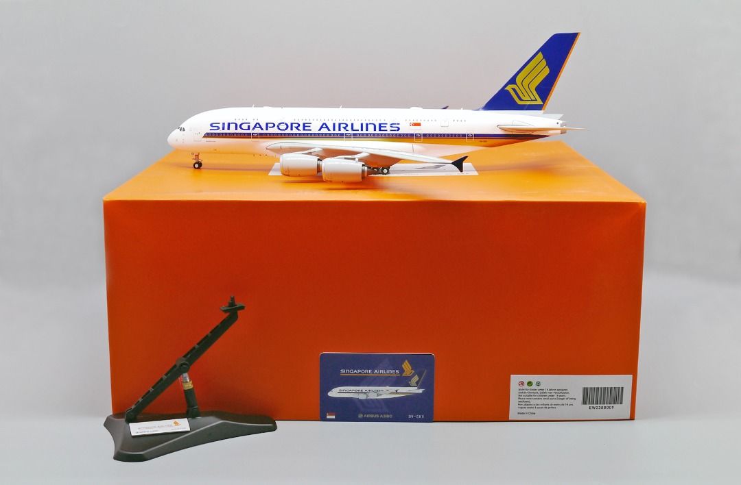1/200 JC Wings Singapore Airlines Airbus A380-841 9V-SKV, Hobbies ...