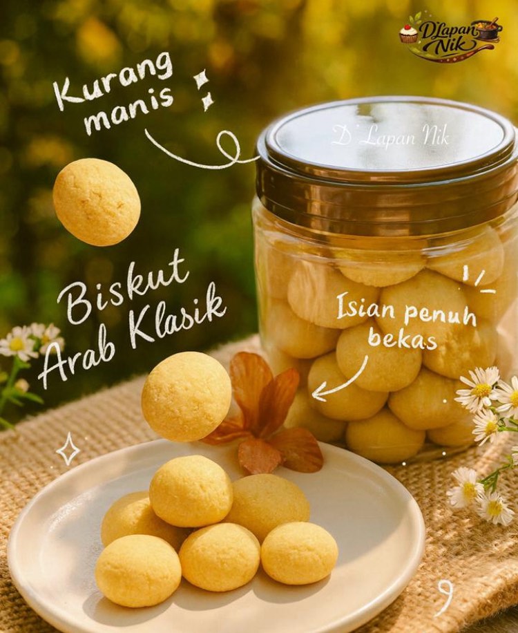 (2026 Pre-order) Biskut Arab Suji Klasik Raya Aidilfitri Datang Lagi ...