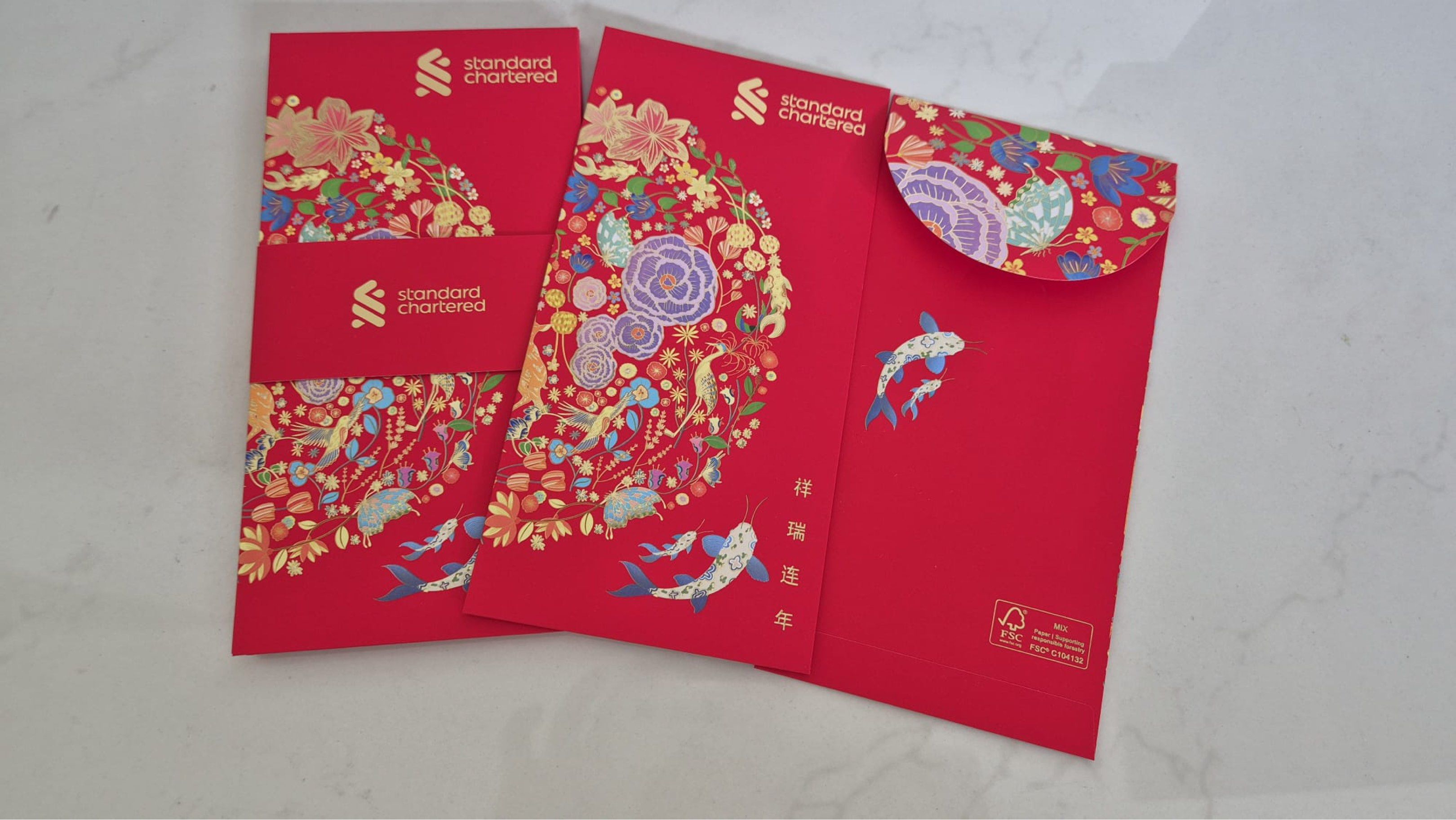 2026 Standard Chartered Red Packets, Hobbies & Toys, Stationery & Craft ...