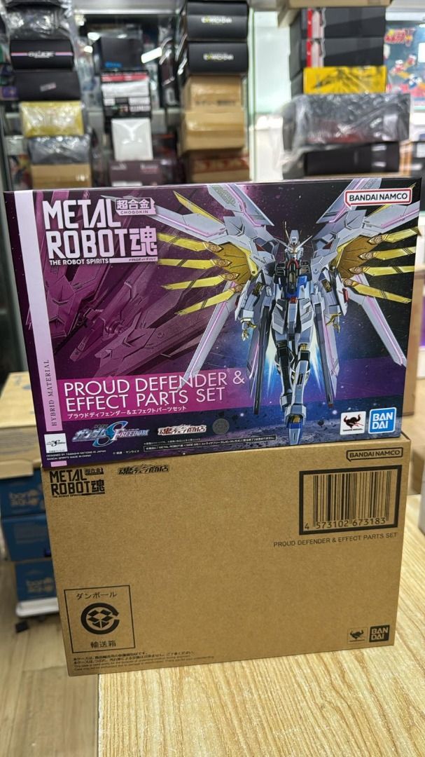 全新 Bandai Metal Robot Spirits Proud Defender & Effect Parts Set Gundam ...