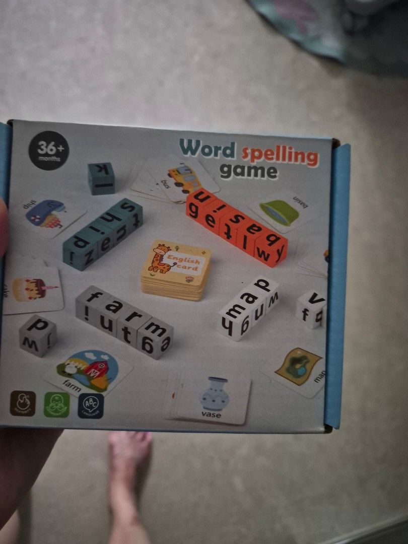 Bnib Word Spelling Game for Kids, Hobbies & Toys, Toys & Games on Carousell