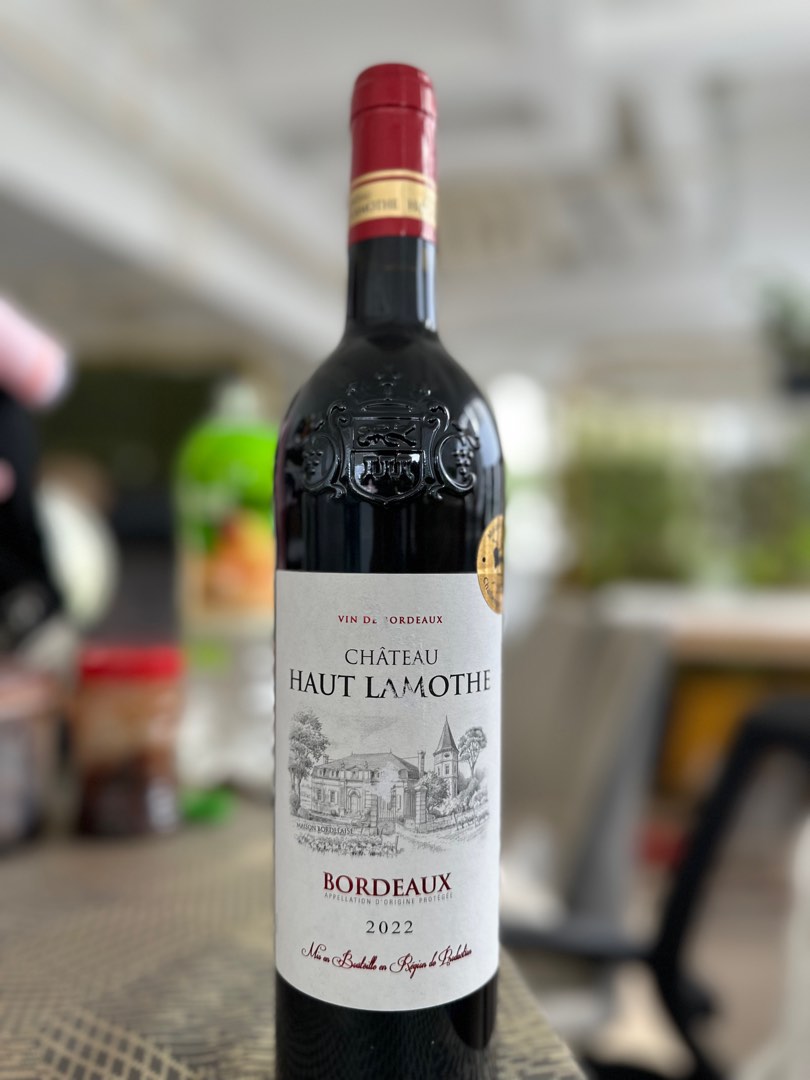 Château Haut Lamothe Bordeaux Red Wine 2022 | Sealed Bottle, Food ...