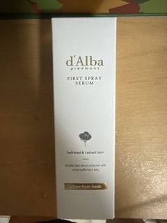 d'Alba First Spray Serum, Beauty & Personal Care, Face, Face Care ...
