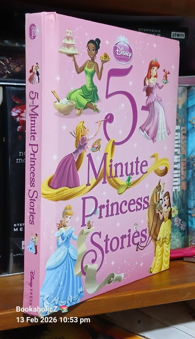Disney 5-Minute Princess Stories Book, Hobbies & Toys, Books ...