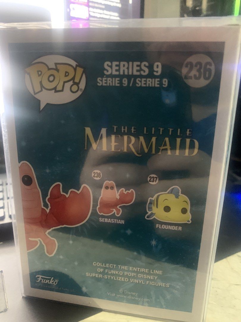 Funko Pop! Disney The Little Mermaid Sebastian #236, Hobbies & Toys ...