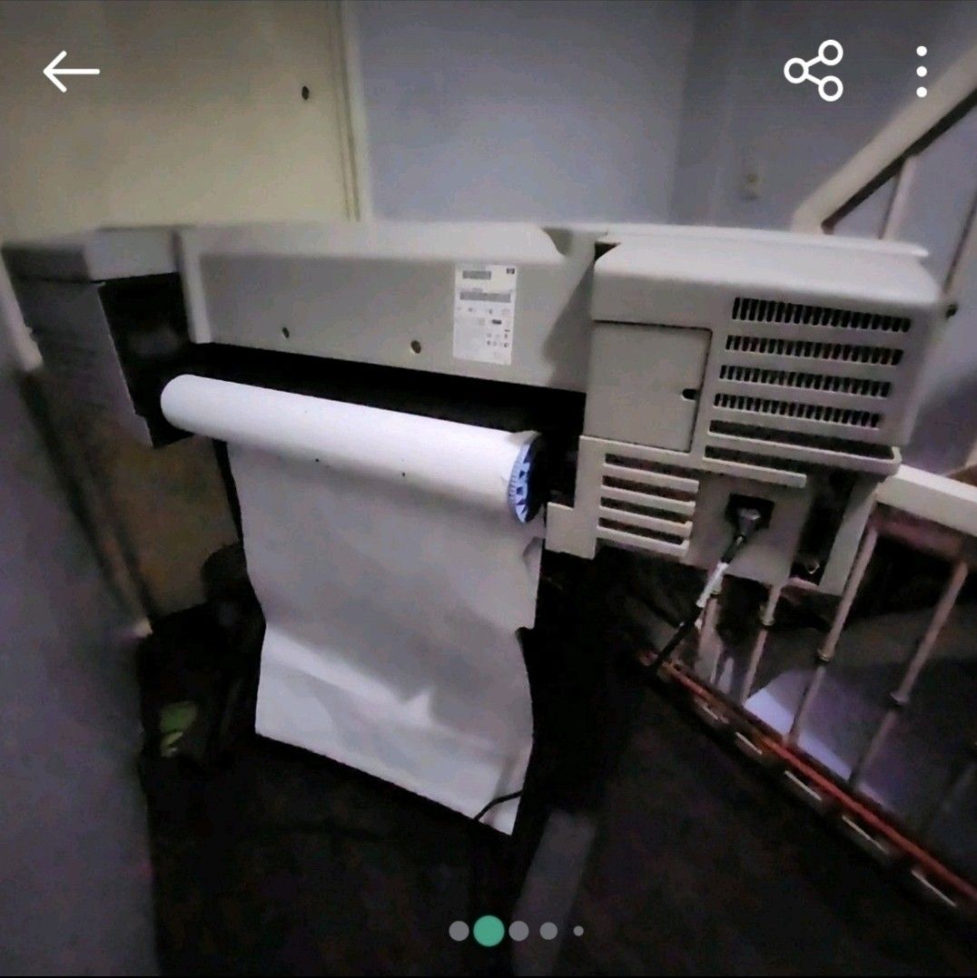 HP Designjet Large Format Printer, Computers & Tech, Printers, Scanners ...