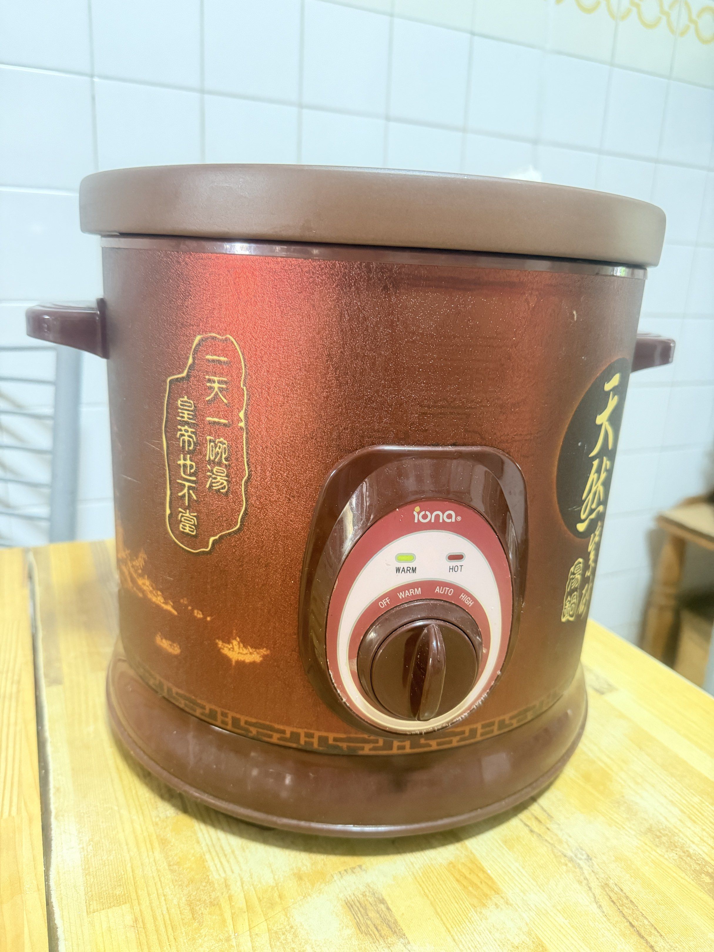 Iona Purple Clay Slow Cooker GL7651, TV & Home Appliances, Kitchen ...