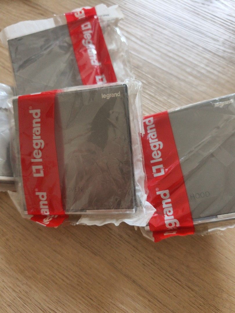 Legrand Galion Dark Silver Hob and Over Switches, Furniture & Home ...