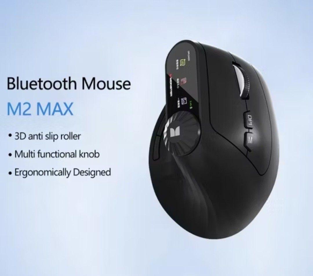 M2 MAX Mouse | Ergonomic Vertical Mouse Singapore | Triple Mode ...
